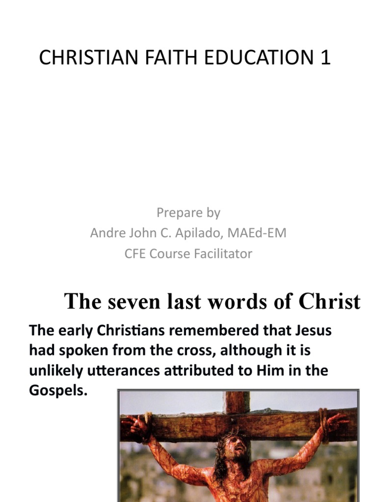 The Seven Last Words & Resurrection | PDF | Resurrection Of Jesus | Jesus