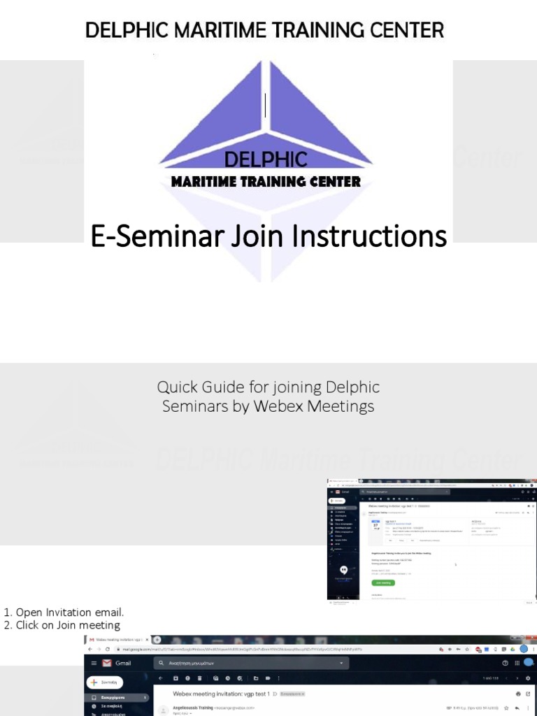 Webex Join Instructions Rev 1 | PDF