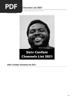 DSTV Compact Package Channels | PDF | Broadcasting | Television Network