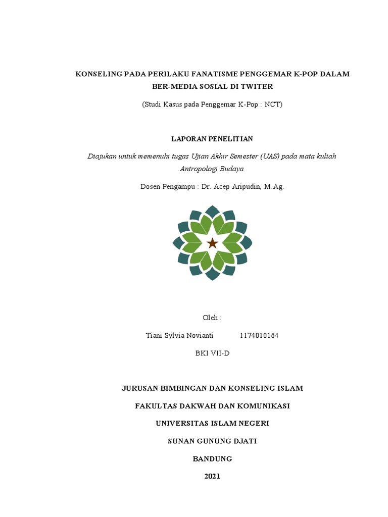 Konseling Fanatisme Penggemar K-Pop | PDF | Ilmu Sosial