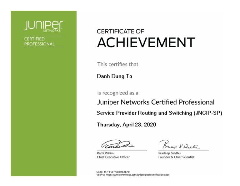 Service Provider Routing and Switching Certificate IP | PDF | Business
