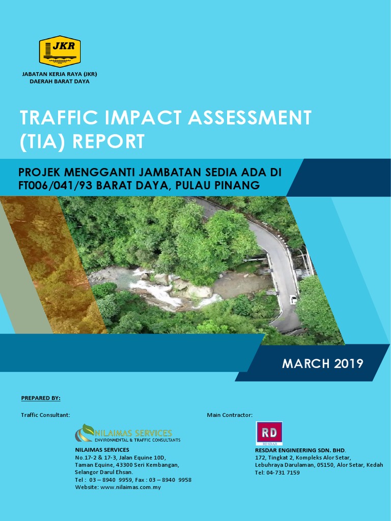 Appendix 7 B Traffic Impact Assessment | PDF | Traffic Congestion ...