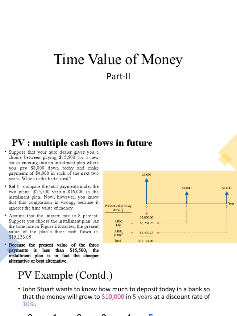 Time Value of Money | PDF | Time Value Of Money | Present Value