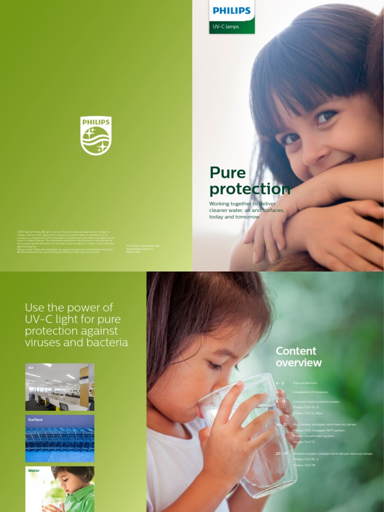 Ficha Tecnica Lampara UV Philips Catalogo | PDF | Ultraviolet | Water ...