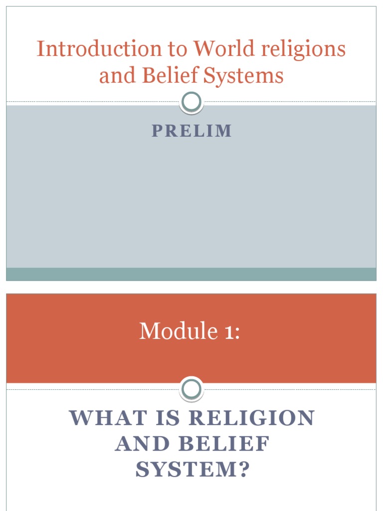 (Powerpoint) Introduction To World Religions and Belief Systems | PDF ...