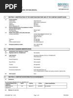 CF Detergent Powder MSDS | PDF | Personal Protective Equipment | Toxicity