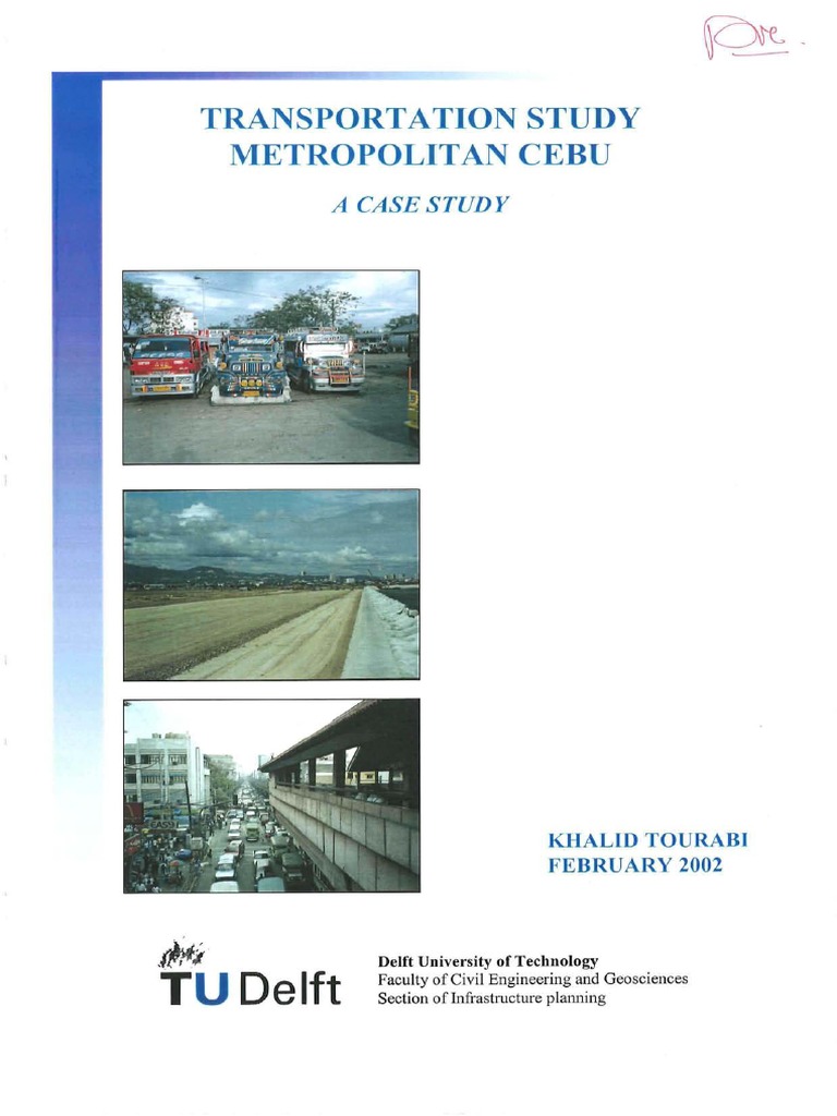 Transportation Study Metropolitan CEBU - A Case Study | PDF | Urban ...