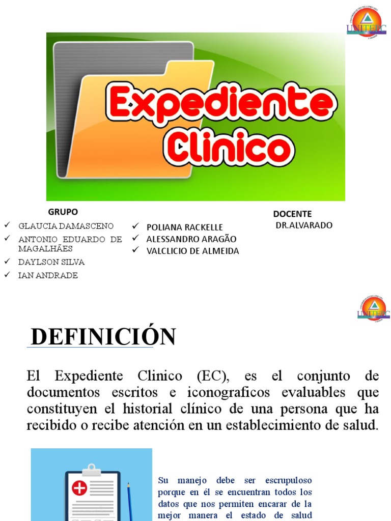 Manejo Del Expediente Clínico | PDF | Medicina | Cuidado de la salud