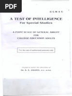 Differential Aptitude Test Manual | PDF | Reason | Measurement