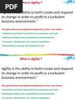Agile Exam Questions and Answers 1 | PDF | Scrum (Software Development) | Agile Software Development