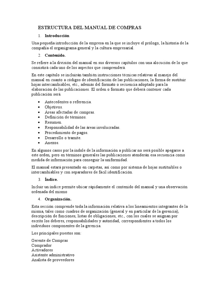Manual de Compras | PDF | Información