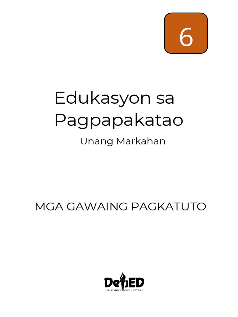 Grade 6 EsP LAS PDF | PDF