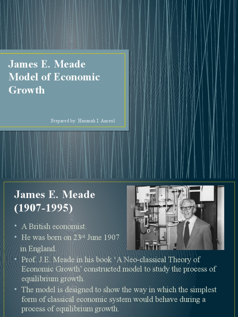 J.E. Meade Model Economic Growth | PDF | Economic Growth | Economics