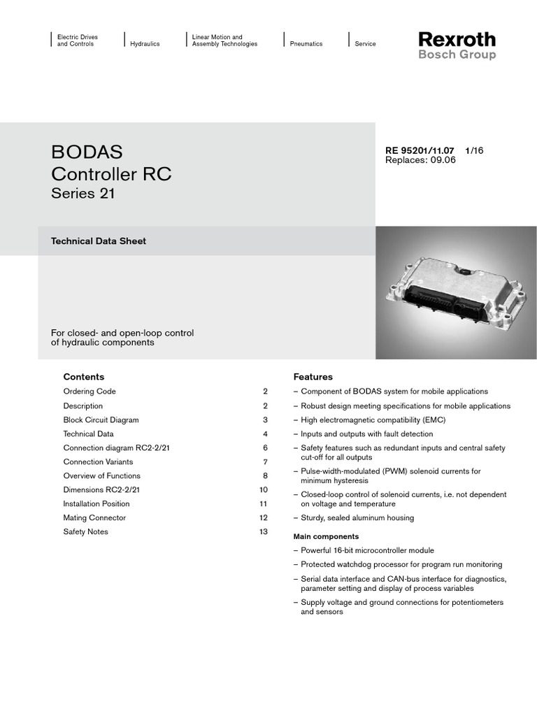 Bodas Controller RC: Series 21 | Download Free PDF | Switch | Power Supply