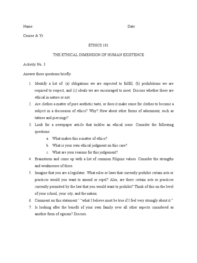 Ethical Dilemmas in Art and Society | PDF | Aesthetics | Reason