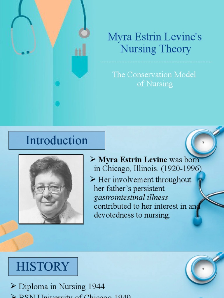 Myra Estrin Levine's Nursing Theory: The Conservation Model of Nursing ...