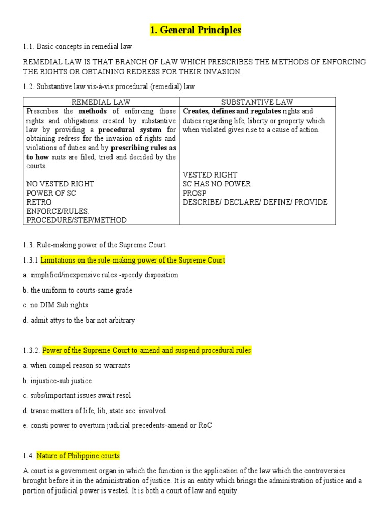 Supreme Court's Rule-Making Authority | PDF | Deposition (Law ...