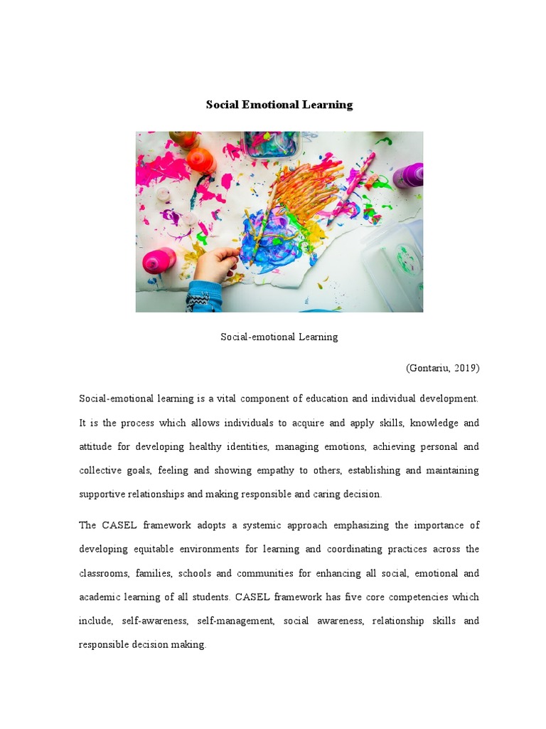 Social Emotional Learning | PDF | Learning | Decision Making