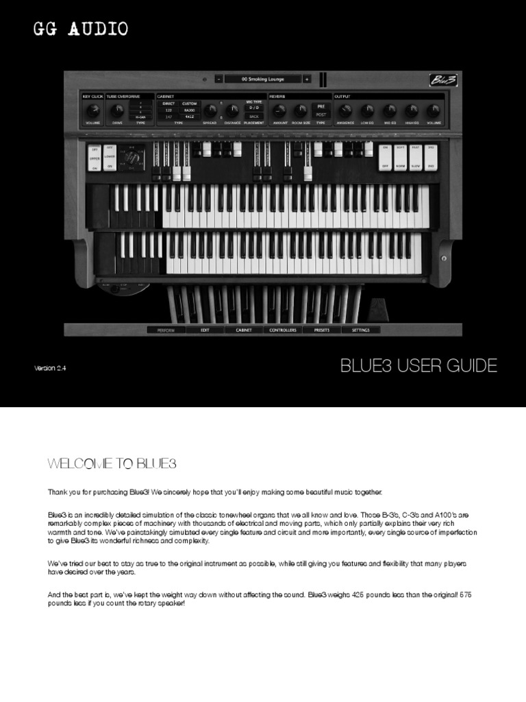 Blue3 User Guide | PDF | Sound | Sound Production