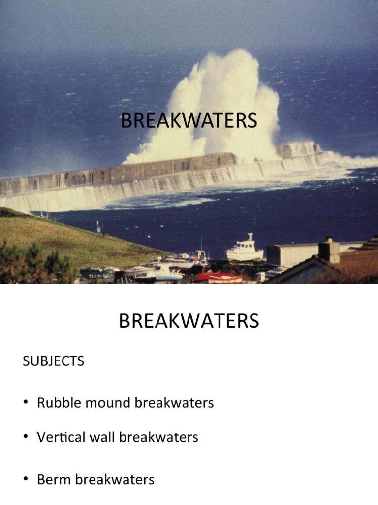 Vertical Wall Breakwaters Overview | PDF | Deep Foundation | Civil ...