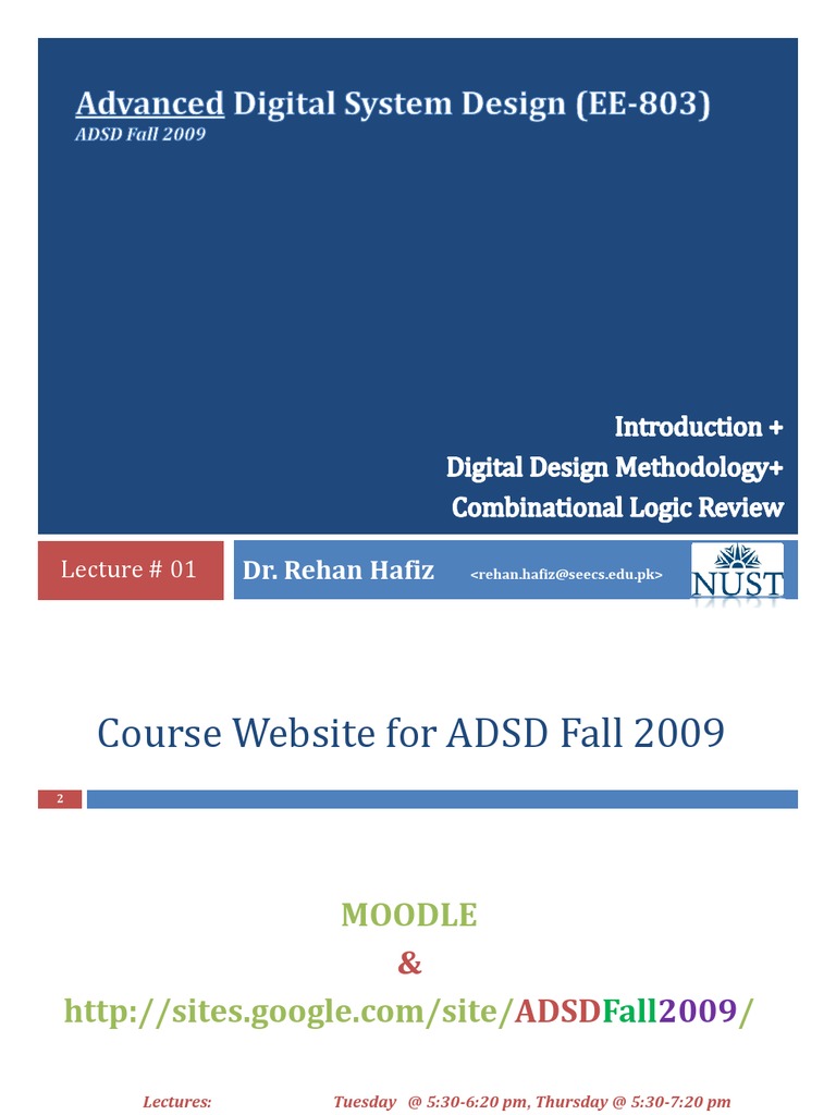 DSD Lec 1 | PDF | Field Programmable Gate Array | Hardware Description Language