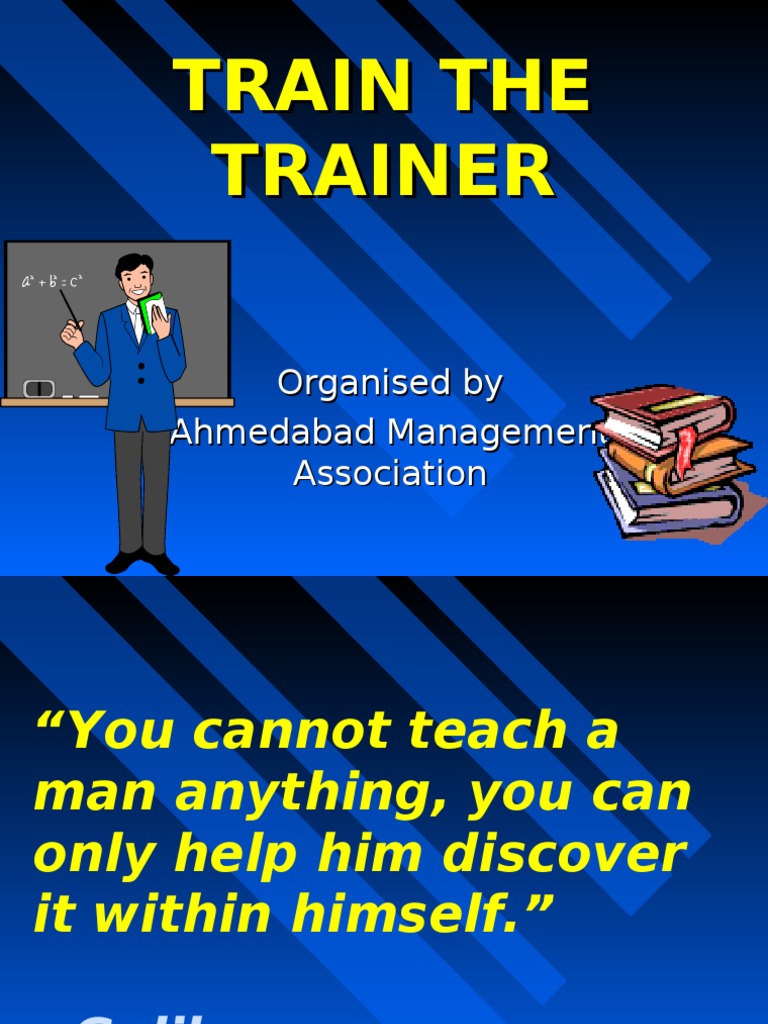 Train The Trainer | PDF | Learning | Communication