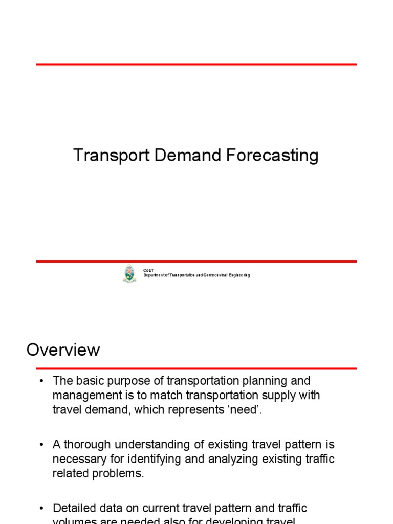 TR 221 Topic 5-3a Introduction Transportation Demand Forecasting ...