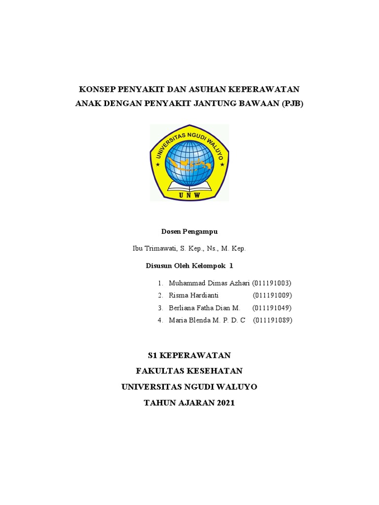 Tugas 1 Askep PJB | PDF