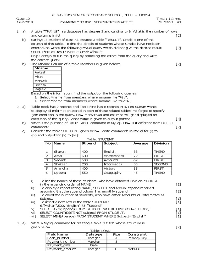 12 Ip | PDF | Table (Database) | Computer Network