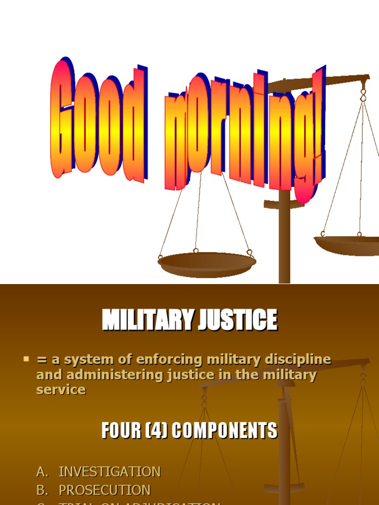 Military Justice | PDF | Court Martial | Military Justice