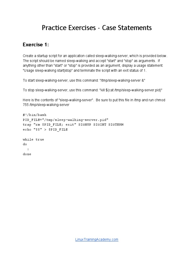 Sleep-Walking Server Startup Script | PDF