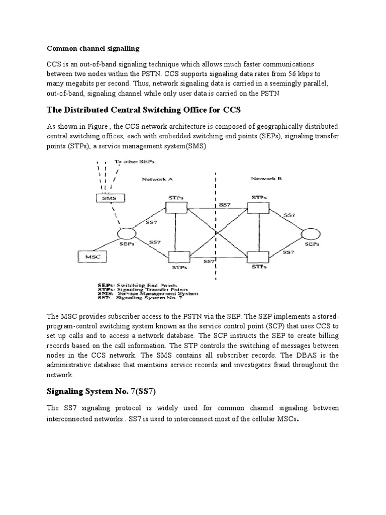 18 Common Channel Signalling | PDF | Computer Network | Internet Protocols