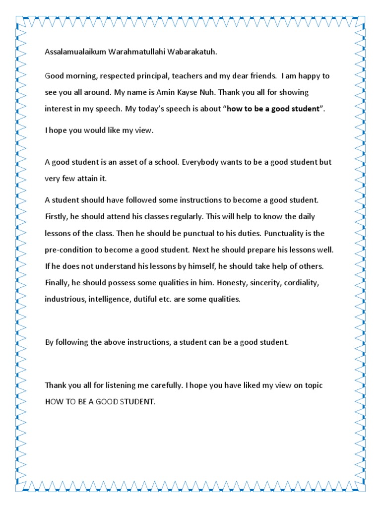 How To Be A Good Student | PDF | Career & Growth