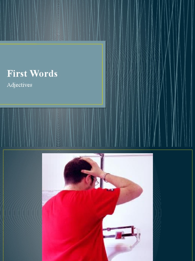 First Words | PDF