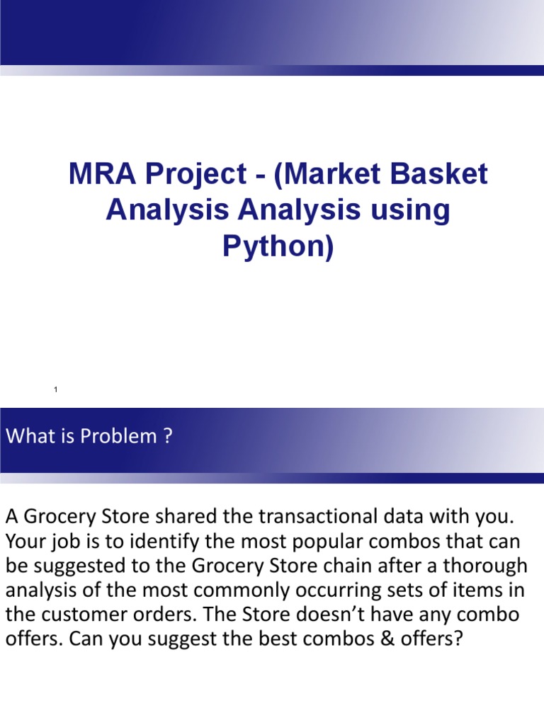 Python Market Basket Analysis | PDF