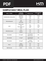 Redline Challenge Meal Plan Guide | PDF