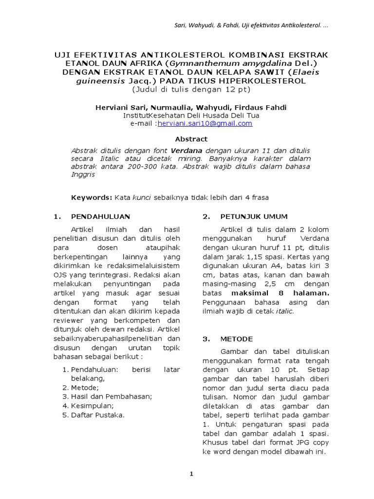 Template Ojs Ikdh 2021 | PDF