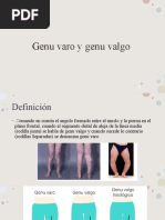 Genu Valgo y Varo en Niños | PDF | Rodilla | Sistema musculoesquelético