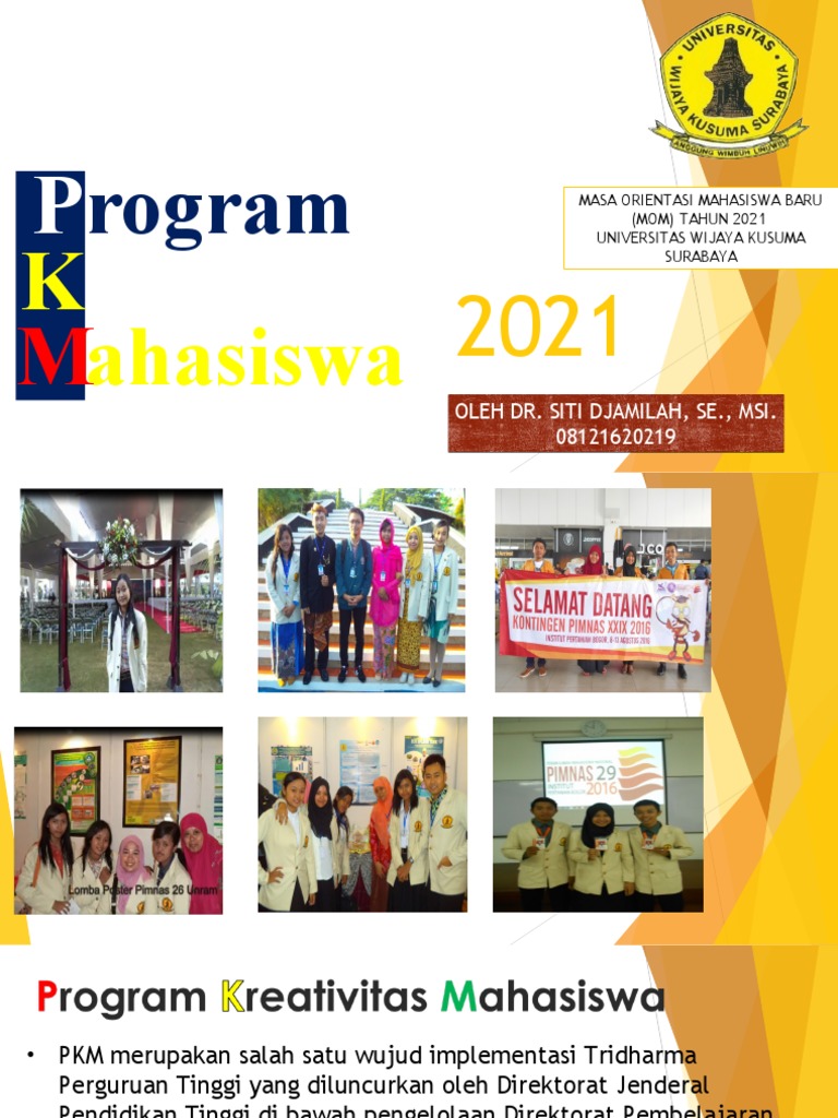 Presentasi PKM Maba 2021 | PDF