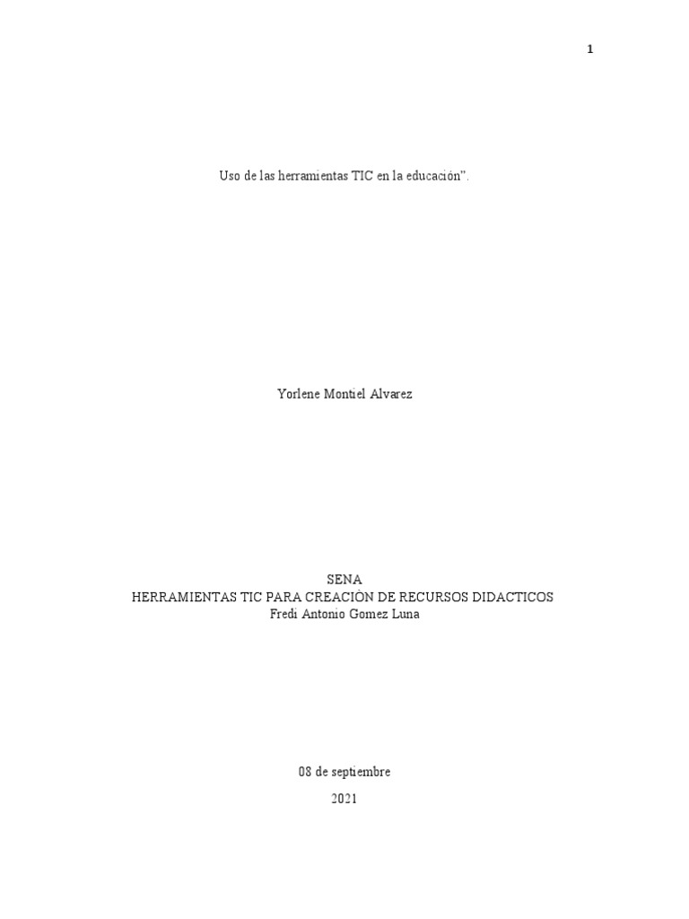 Actividad 2 Normas Apa. Tic | PDF | Red mundial | Internet y web