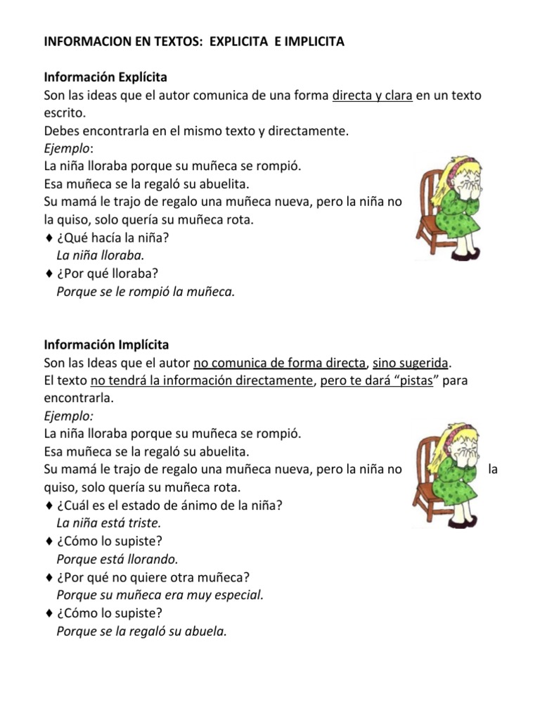 Textos Explicitos e Implicitos | PDF