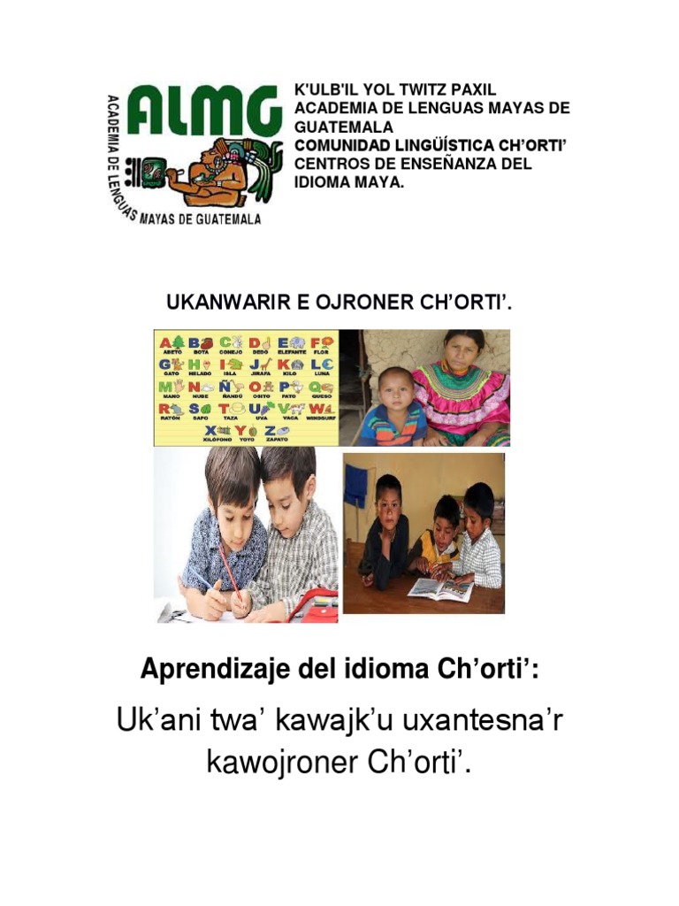 Metodologia de Enseñanza Del Idioma Chorti. | PDF | Comunicación humana ...