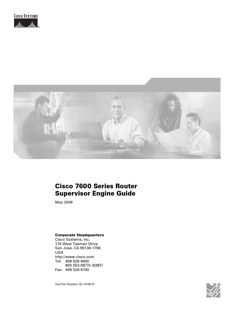 Cisco 7600 Series Supervisor Engine Guide | PDF | Computer Network ...