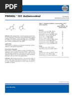 Proxel GXL Antimicrobial: Arch® Biocides | PDF | Antimicrobial | Paint