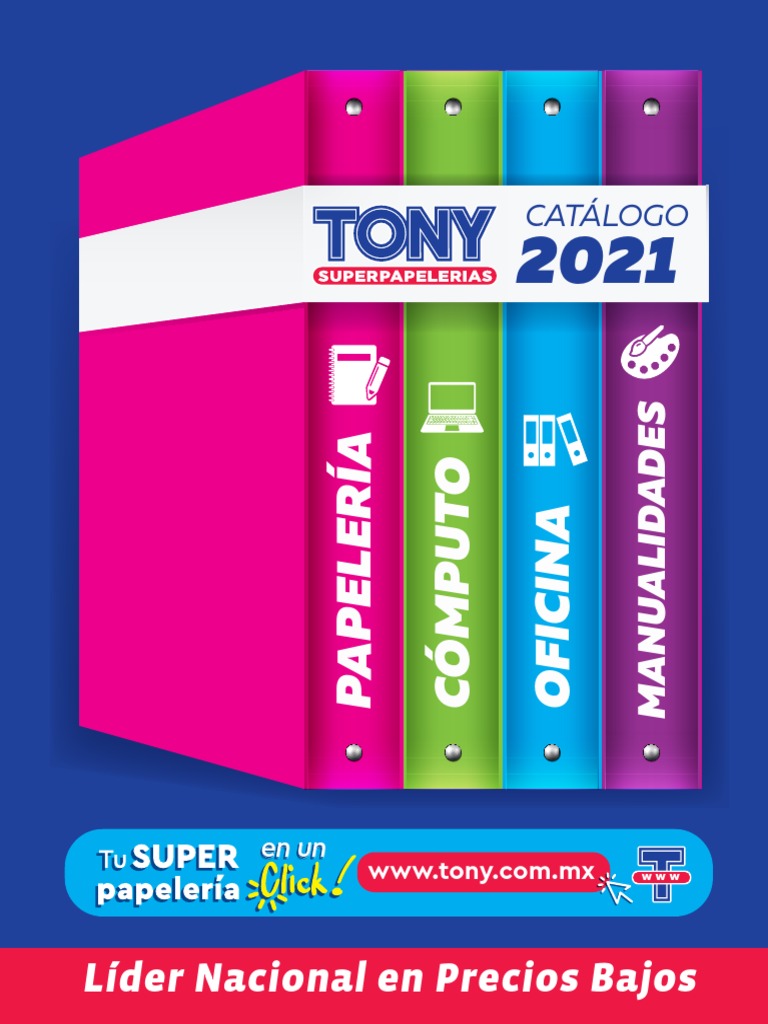 Catalogo Tony 2021 - LQ | Descargar gratis PDF | Implementos de escritura | Herramientas