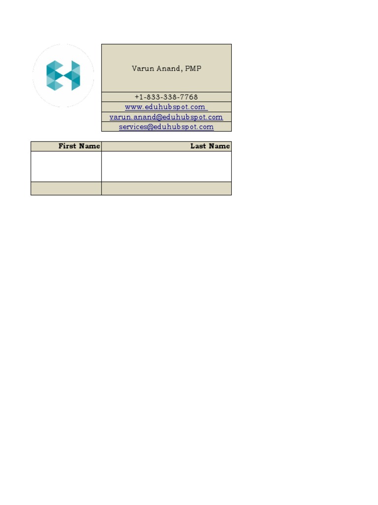 PMP StepByStepStudyPlan Eduhubspot ScoreSheet Tracker | PDF