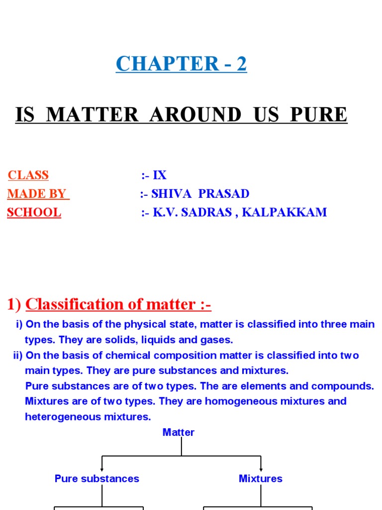 Ncert Science Class 9 | PDF | Mixture | Solution