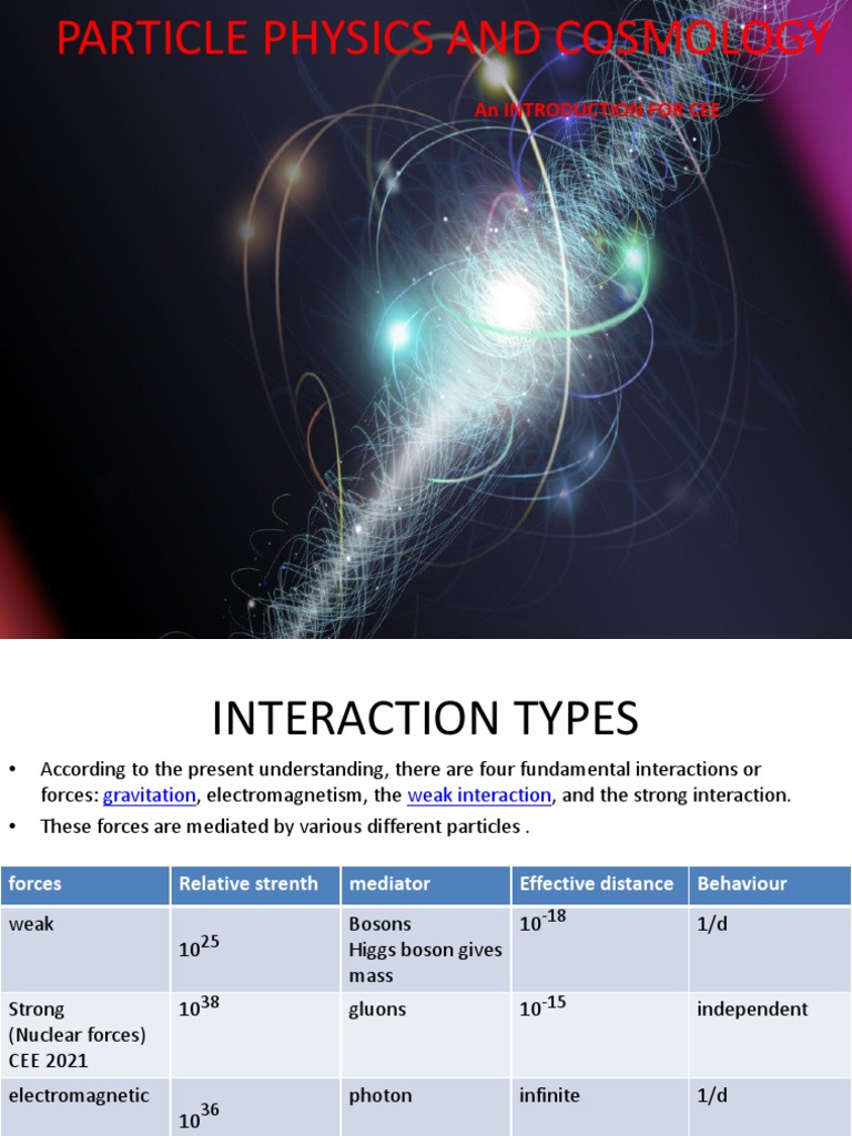 Introduction to Particle Physics Concepts | PDF | Quark | Elementary ...