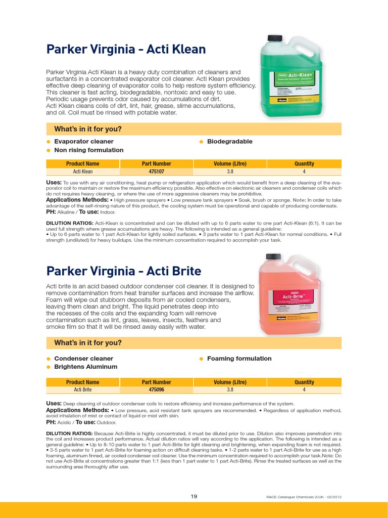 Acti Klean Manual | PDF | Water | Foam