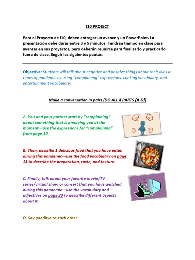 I10 Project ICPNA | PDF